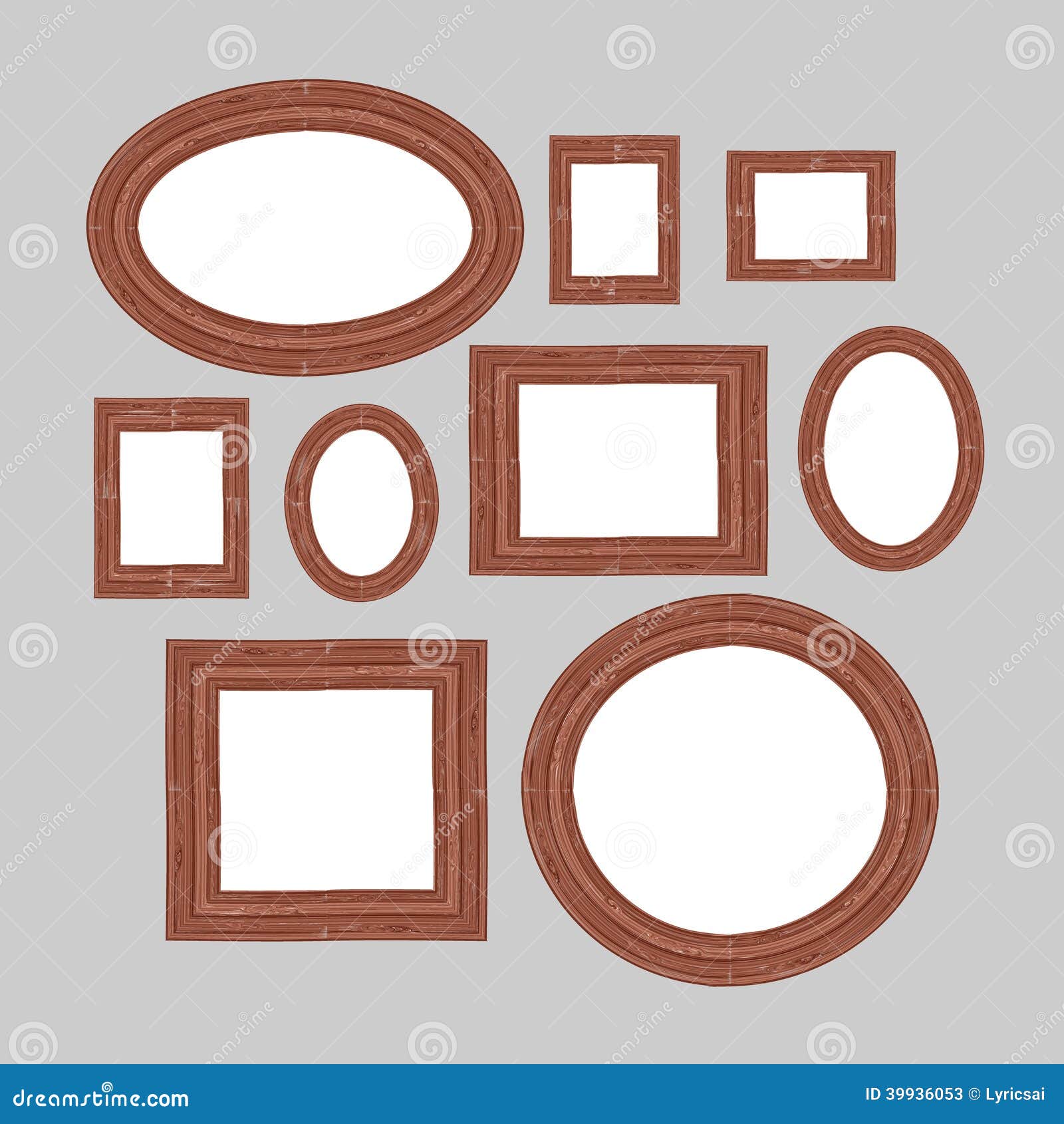 Picture frames stock vector. Illustration of antique - 39936053