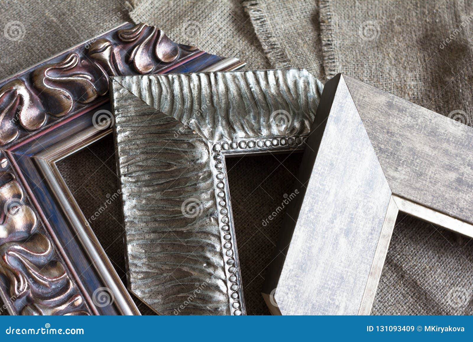 Picture frames background. stock image. Image of detail - 131093409
