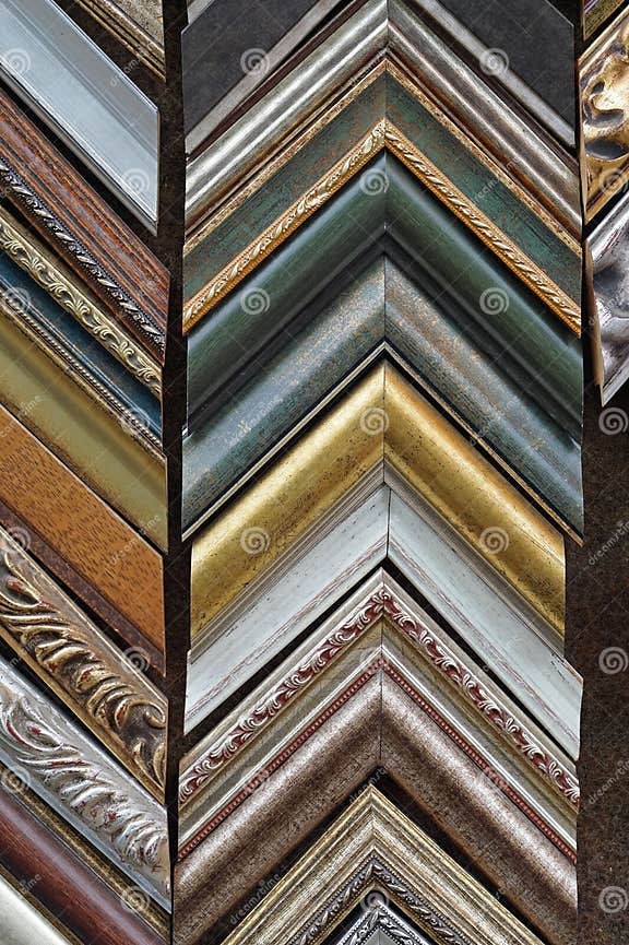 Picture Frames Corner Samples Stock Image - Image of painted, colorful ...