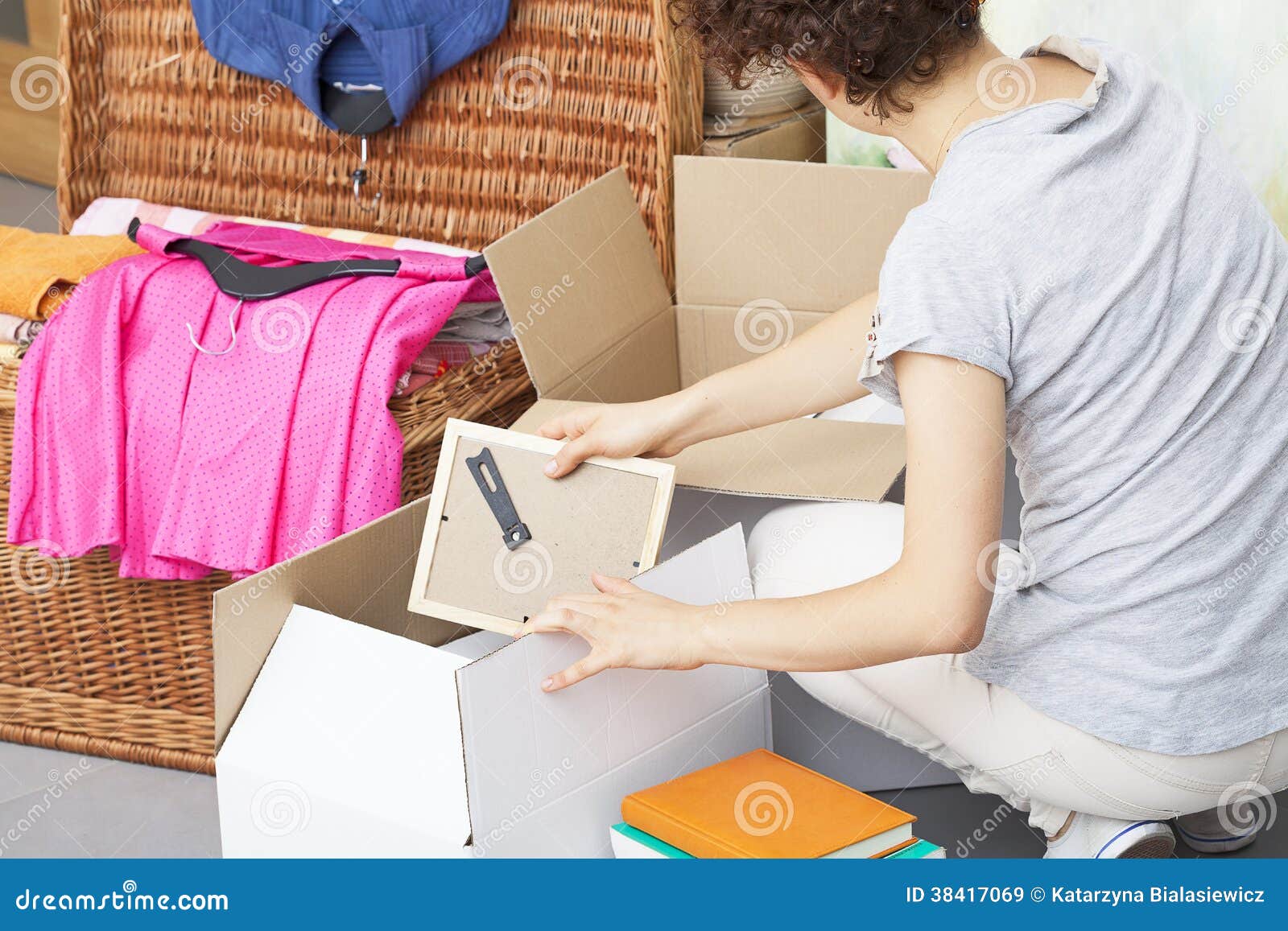 Picture frames packing stock image. Image of move, mansion - 38417069