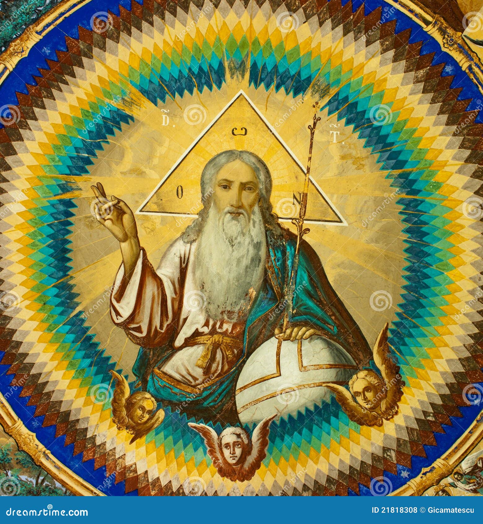 Picture of God stock photo. Image of sacred, painting - 21818308