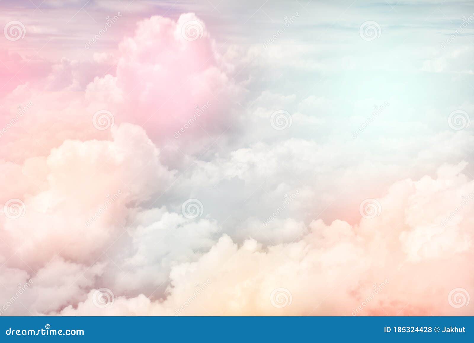 Soft Focus Pastel Colored Clouds Stock Photo - Image of beauty, mystic ...