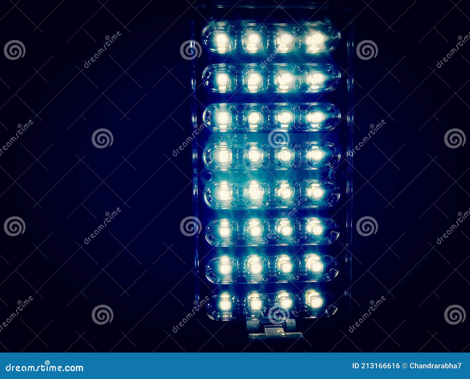 Blue light in night stock photo. Image of light, night - 213166616