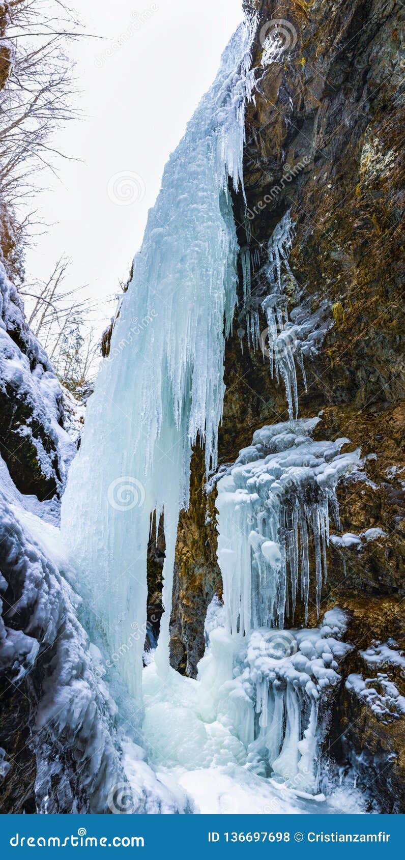 Picture of Icicles and Various Forms Stock Photo - Image of icicles ...