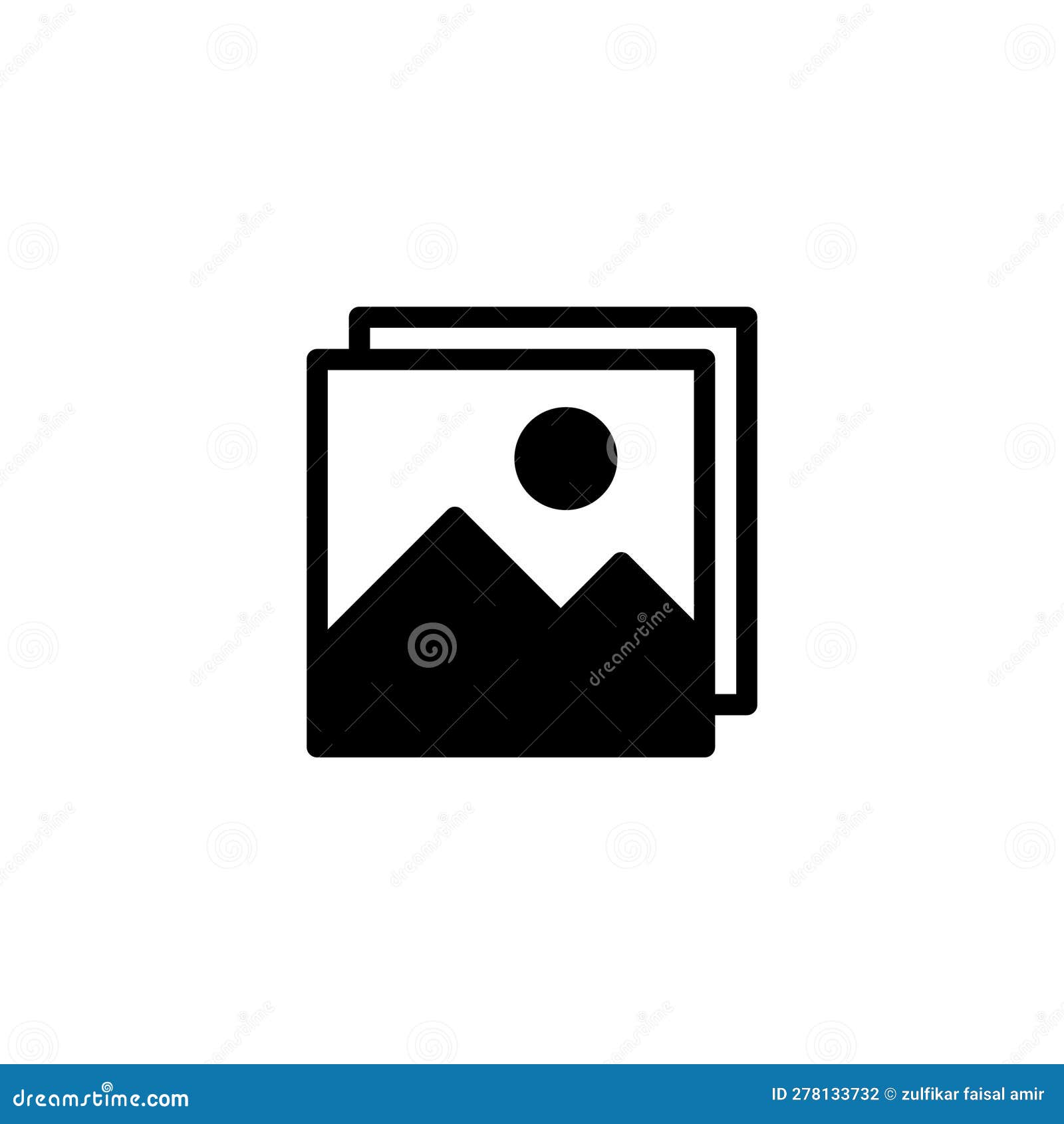 Picture Icon . Photo Gallery Icon Symbol Stock Vector - Illustration of ...
