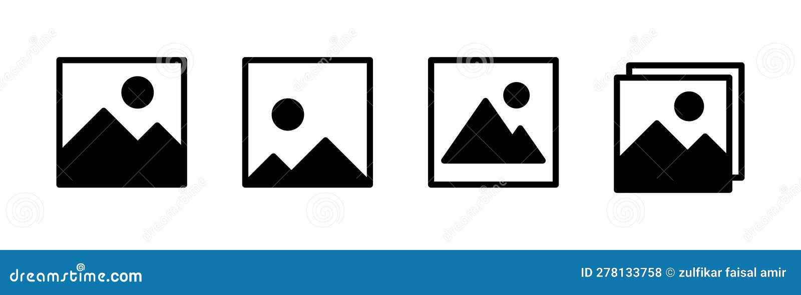 Picture Icon . Photo Gallery Icon Symbol Stock Vector - Illustration of ...