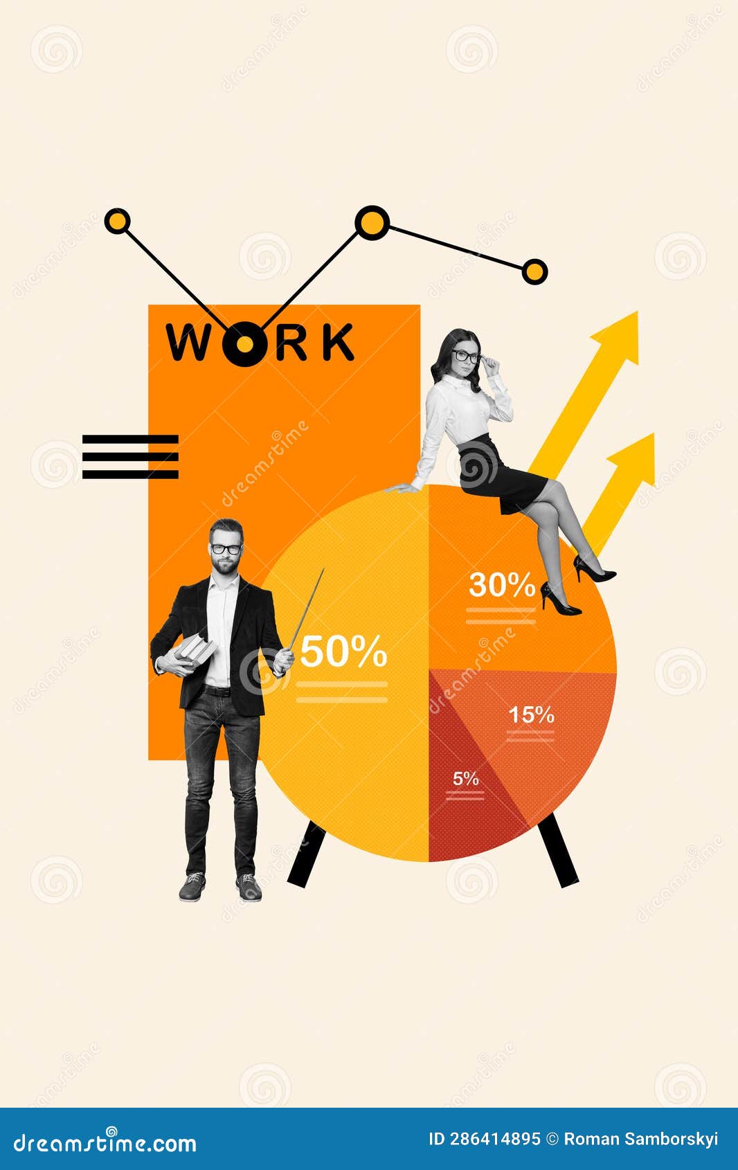 Picture Image Collage of Successful People Study Business School Learn ...