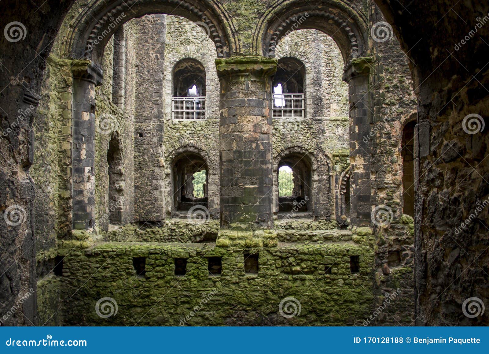 Inside of an Ancient Stone Castle Stock Photo - Image of interior, arch ...