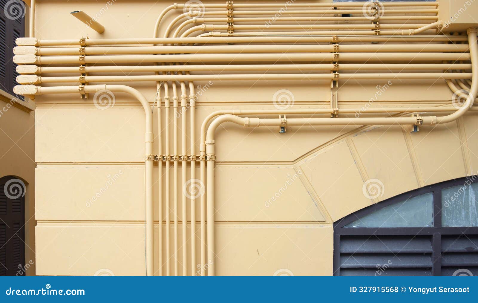 Picture of the Installation Pattern of the Electrical Wiring Stock ...