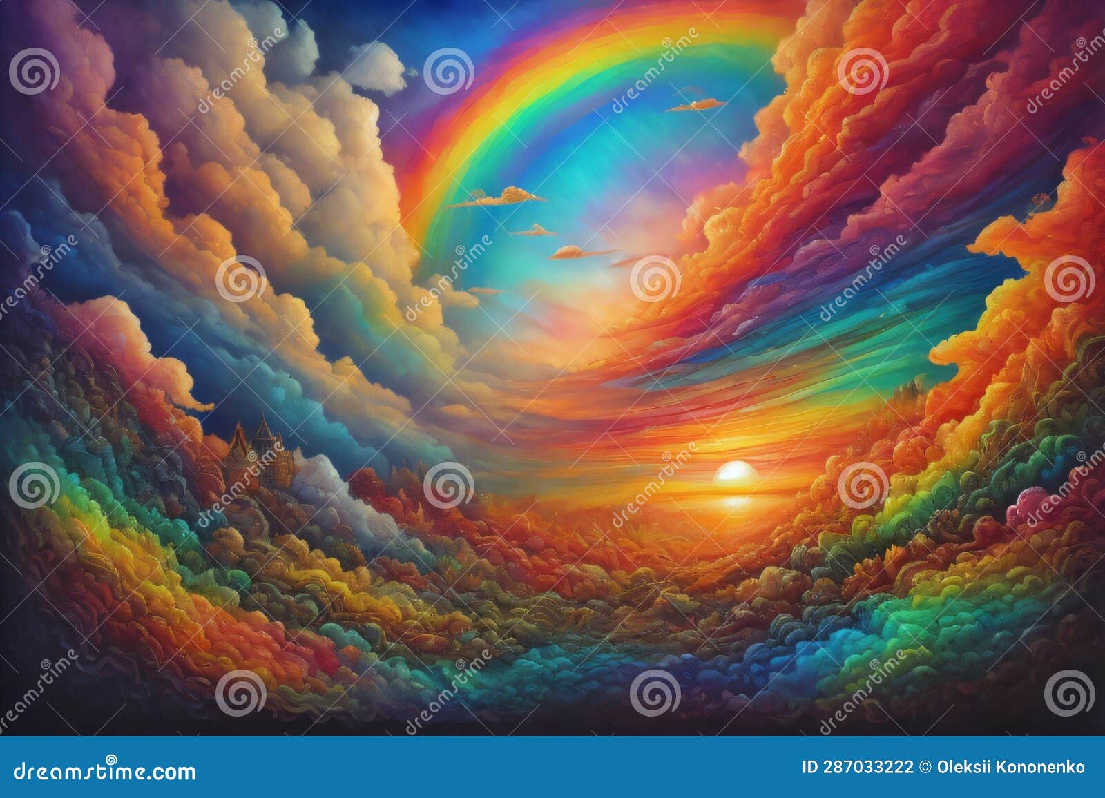 Picture Interpreting the Surreal Essence of Sunrise or Sunset through ...