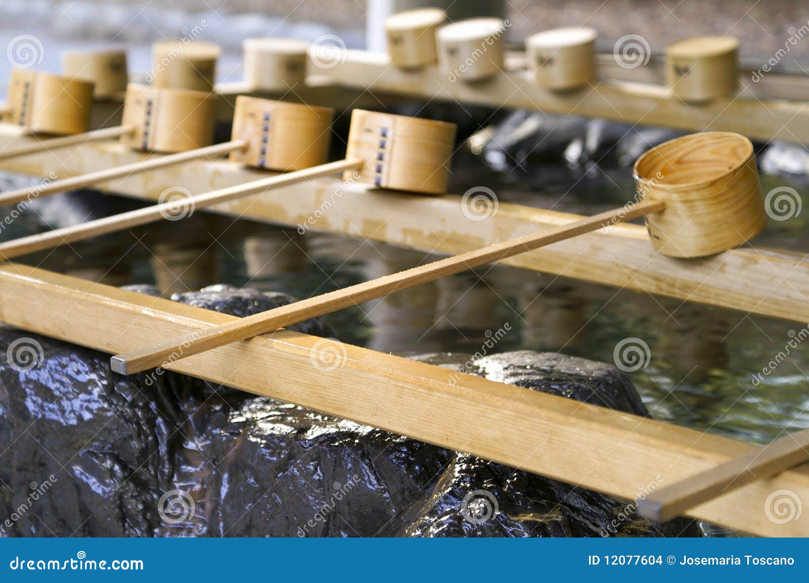 Picture of Japanese Purification Fountain Stock Photo - Image of belief ...