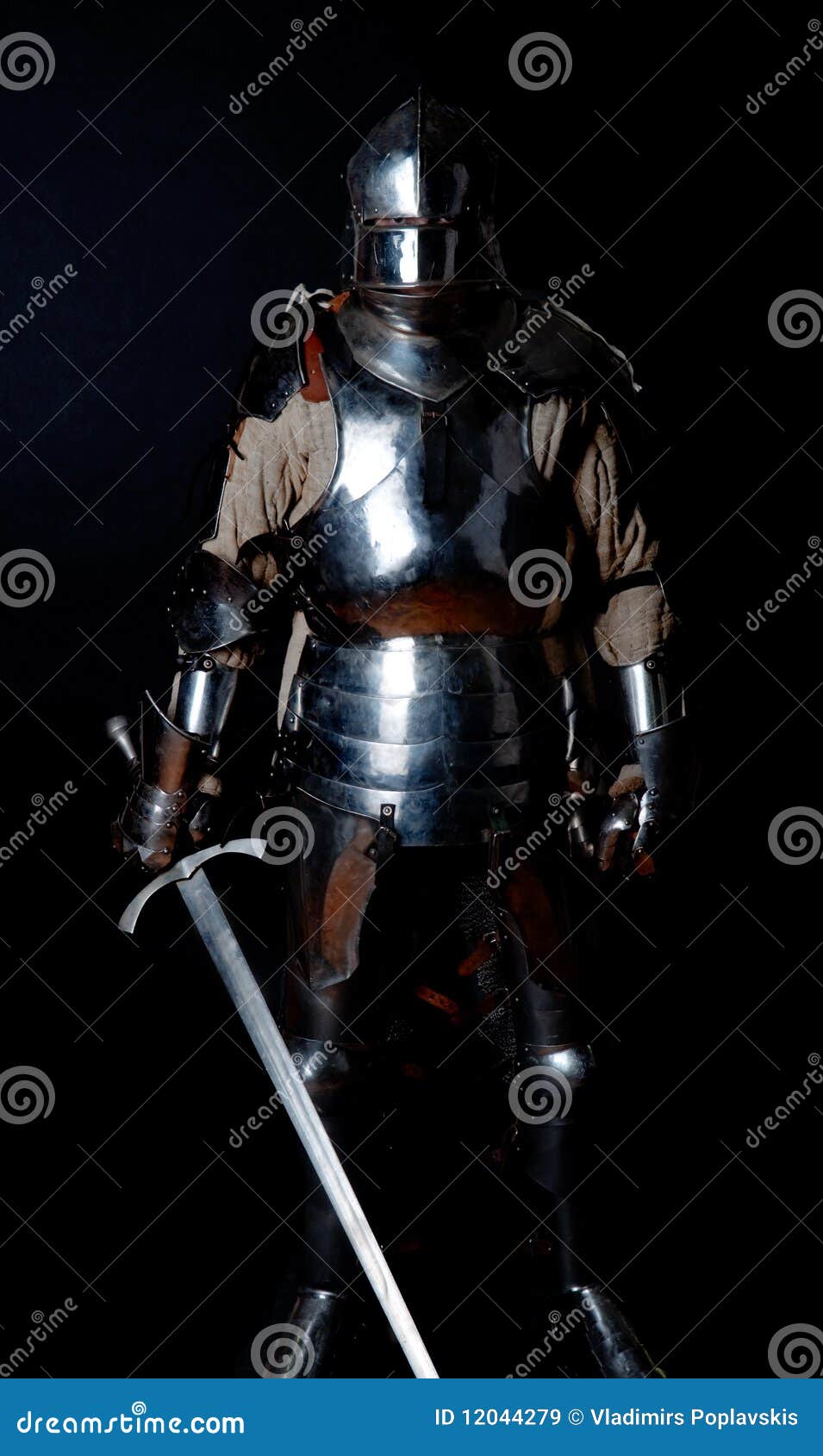 Picture of Knight in Heavy Armour Stock Image - Image of classic ...