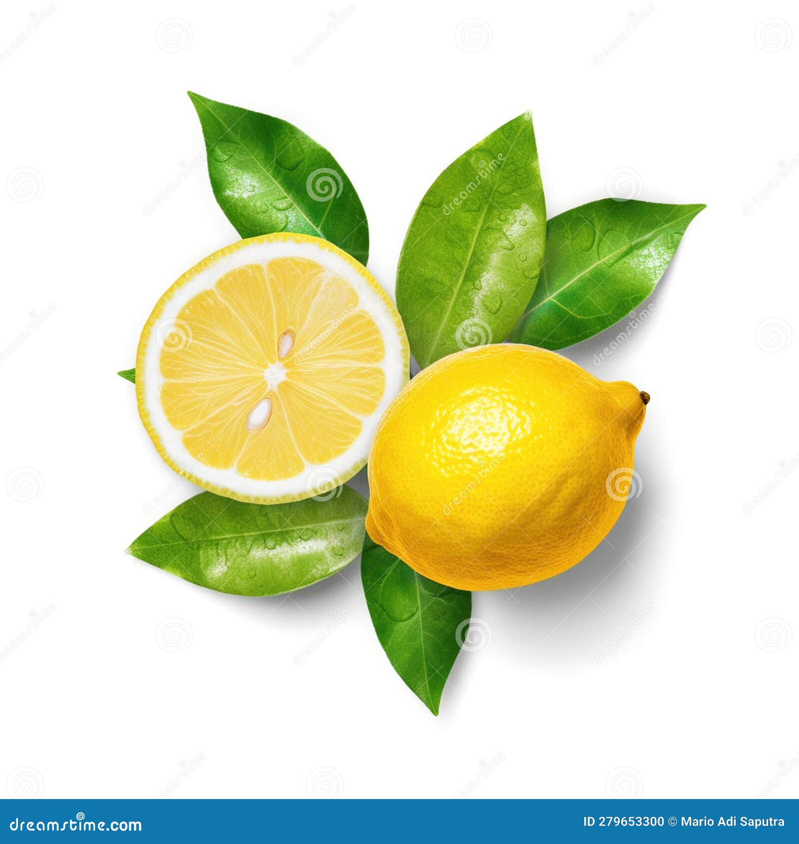 Lemon Isolated in White Background Stock Photo - Image of berry ...