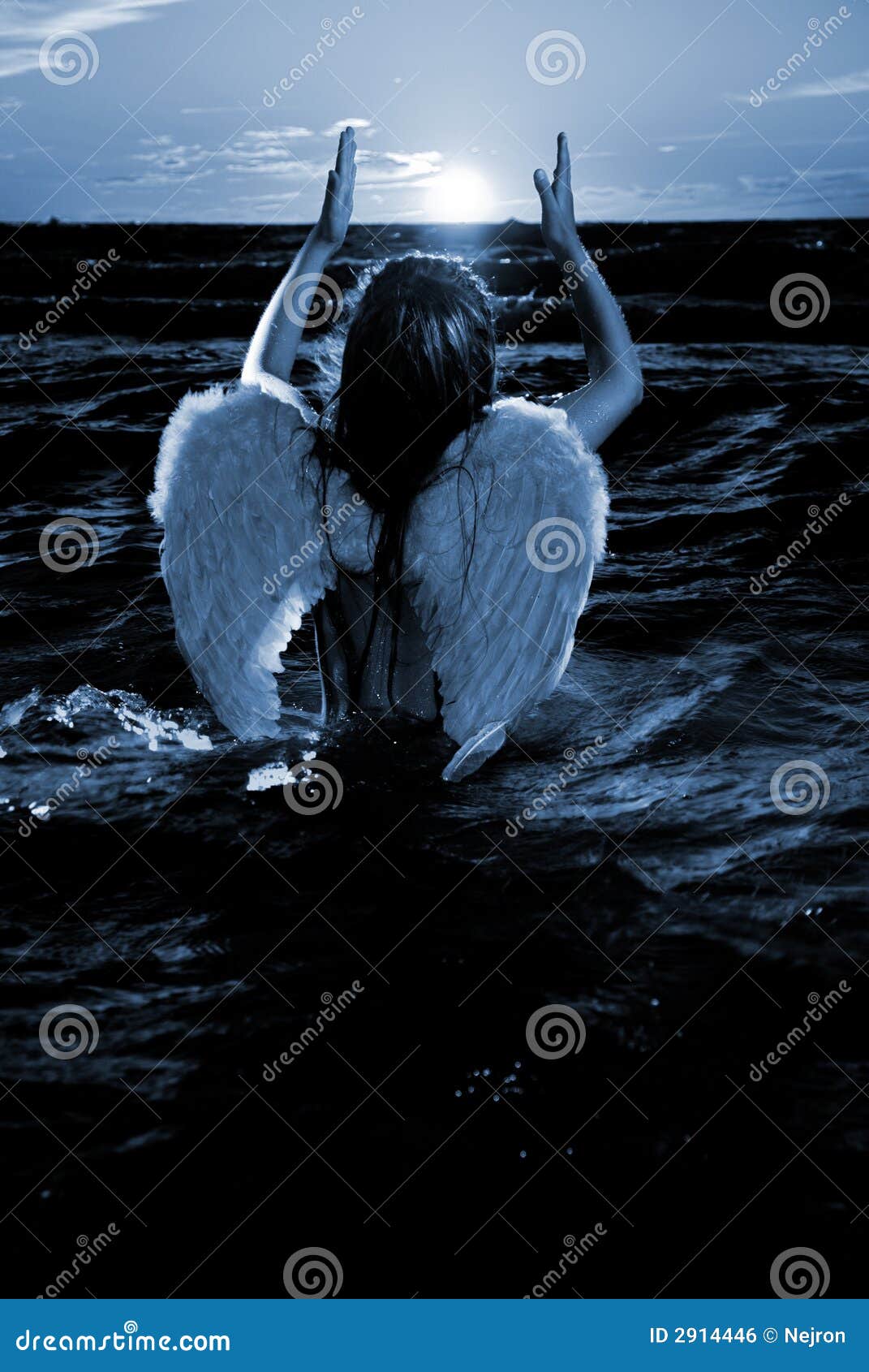 Picture of a little cherub stock photo. Image of clear - 2914446