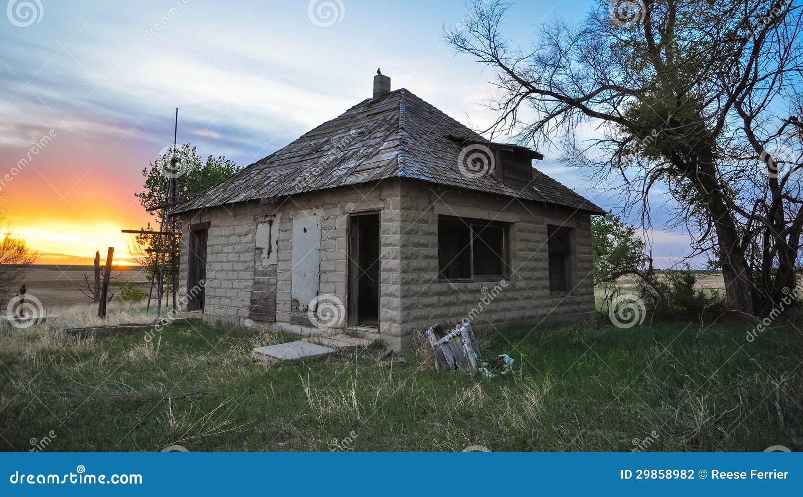 Little House on the Prairie Stock Photo - Image of little, prairie ...