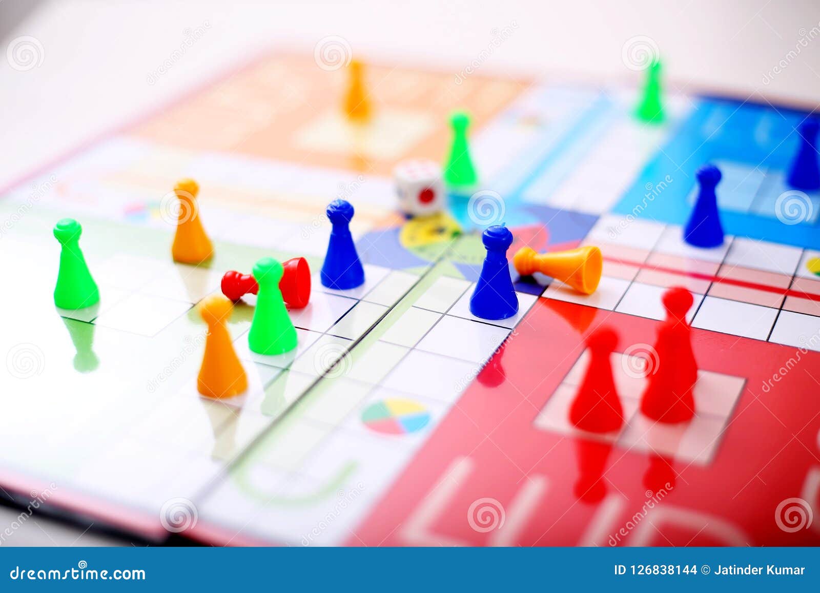 Picture of ludo board game editorial stock image. Image of colored ...