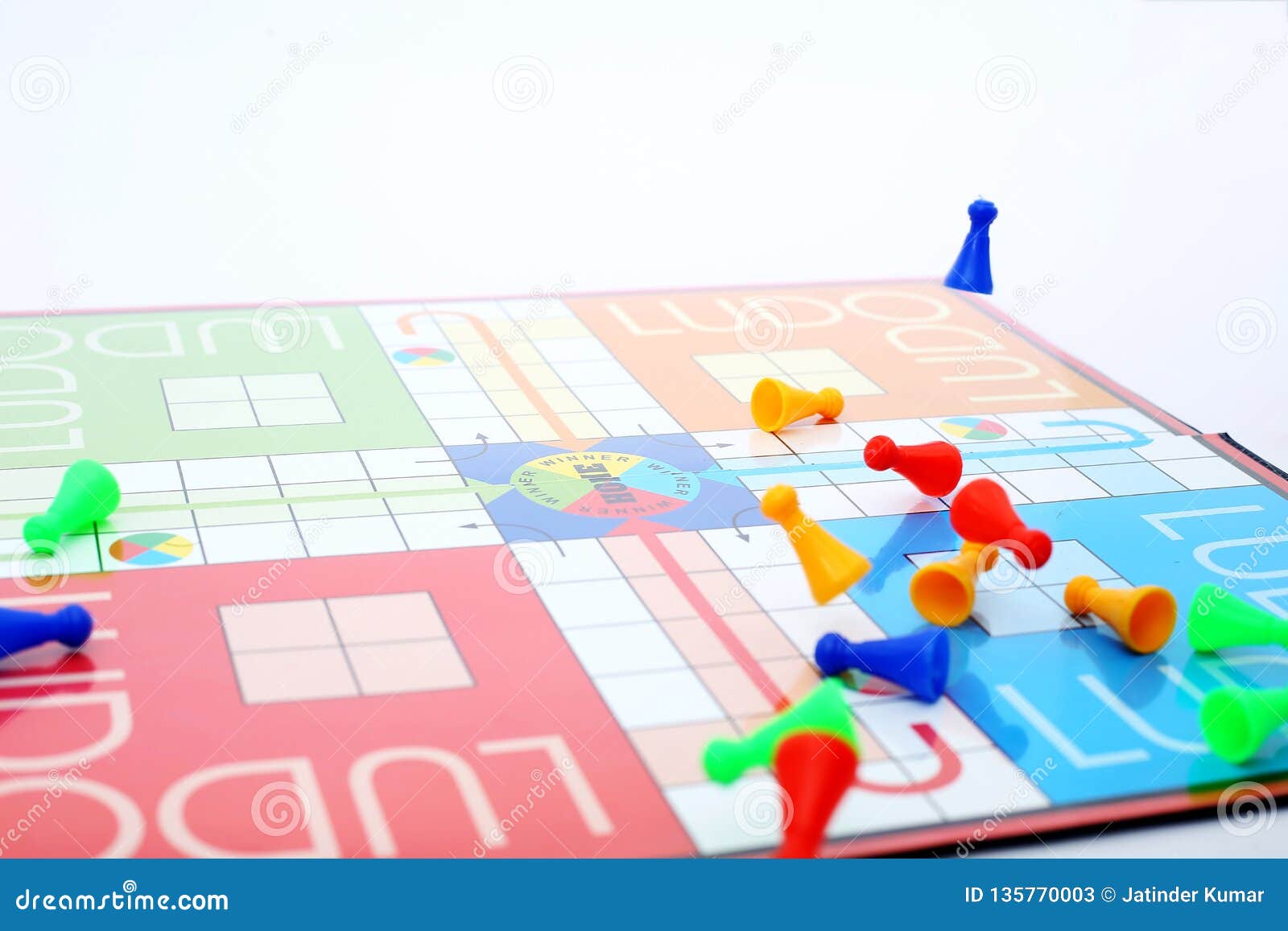 Picture of ludo board game stock image. Image of gamble - 135770003