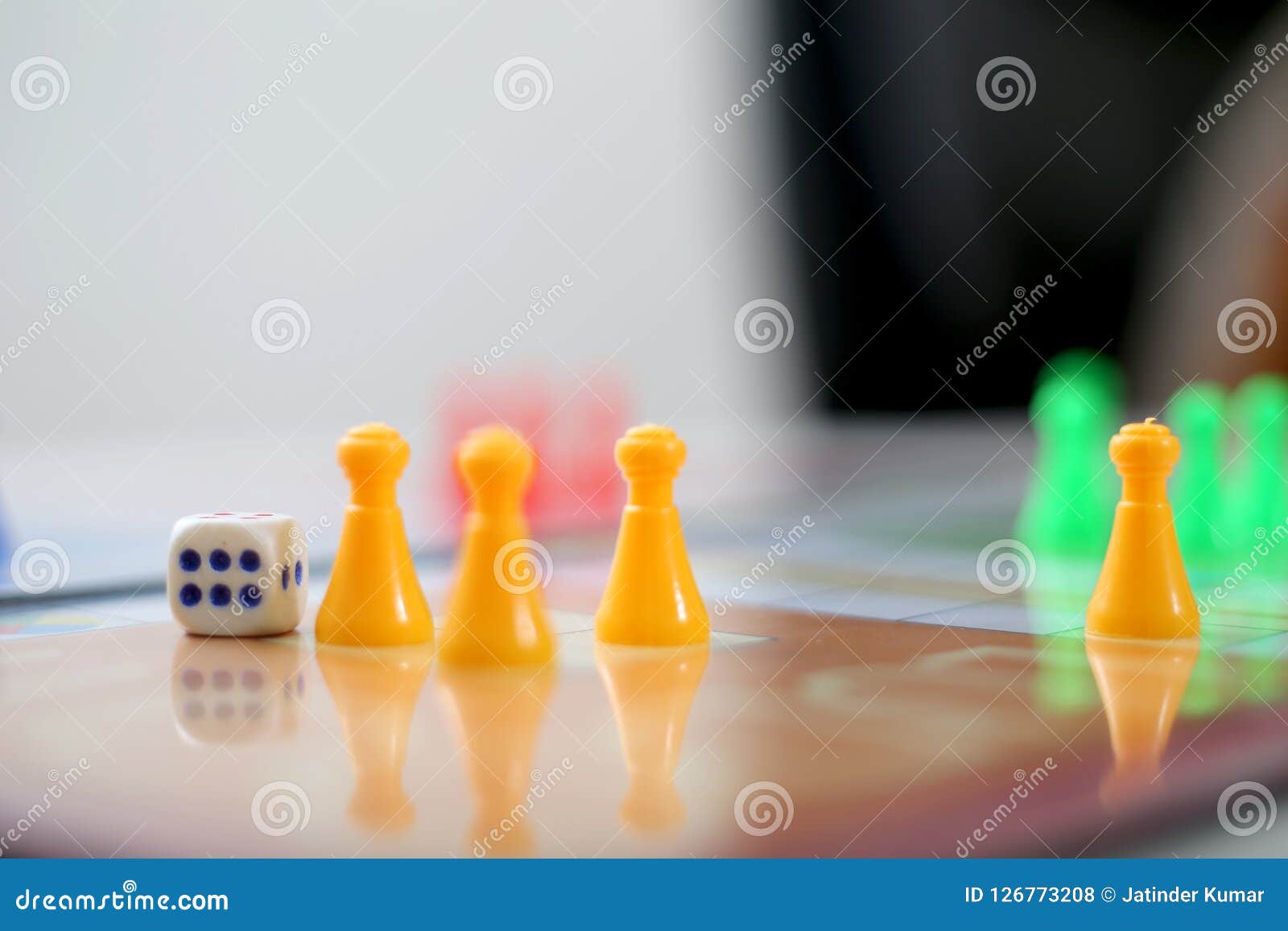 Picture of Ludo Tokens and Dice Editorial Stock Photo - Image of dice ...