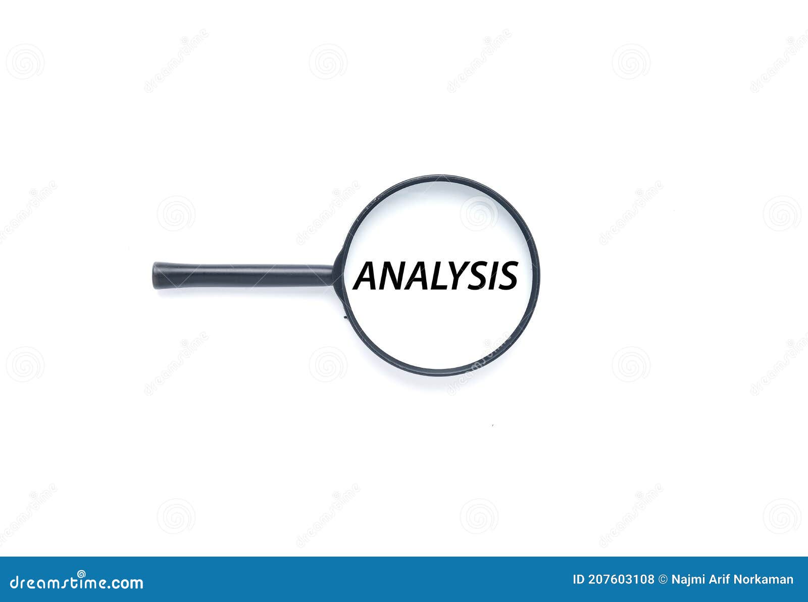 Analysis the issue. stock photo. Image of glass, transparent - 207603108