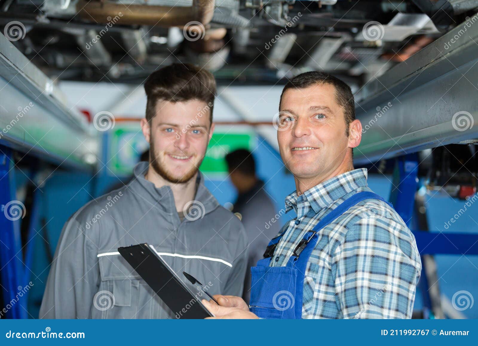 Picture Male Workers in Industrial Setting Stock Image - Image of ...