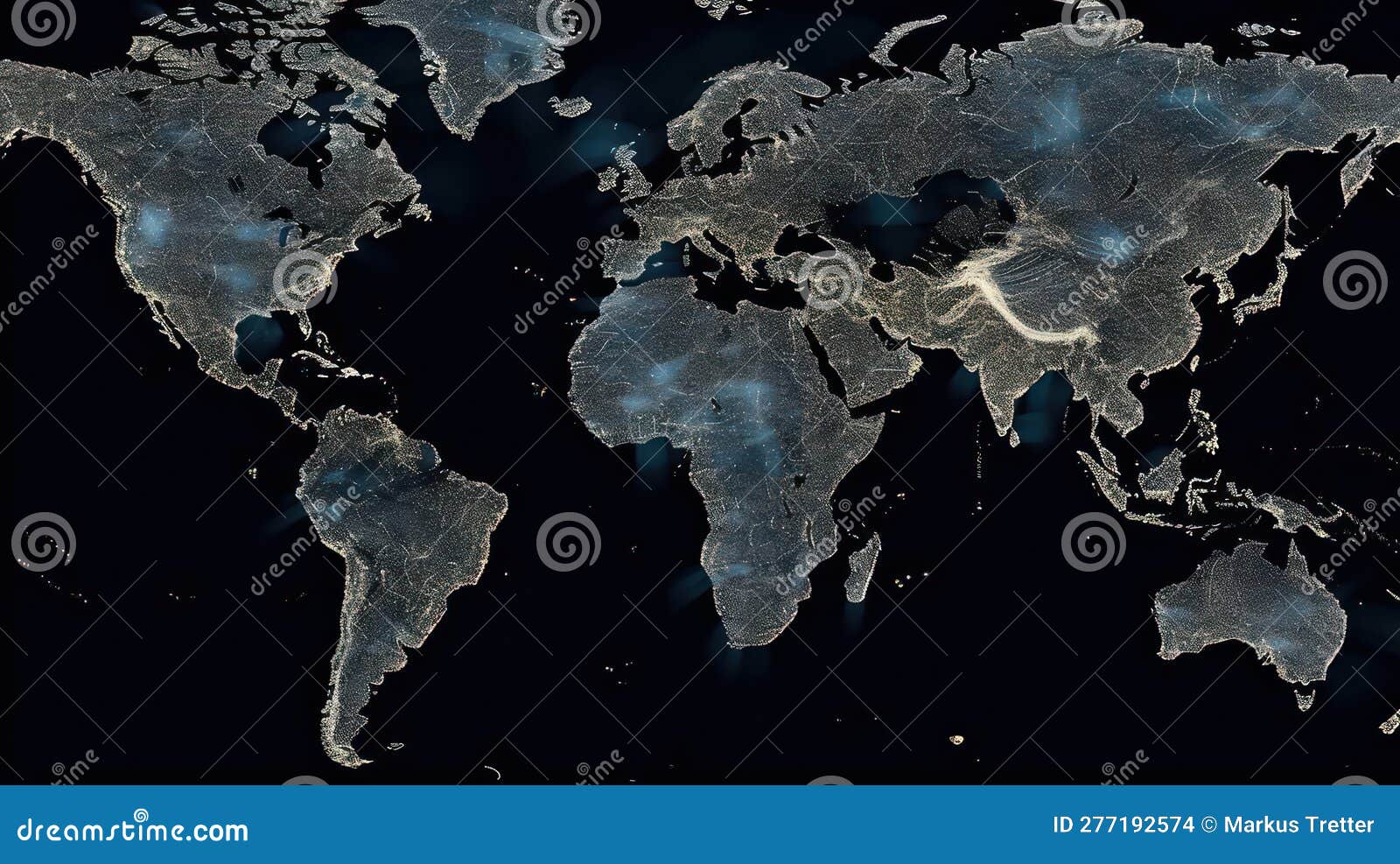 A Picture of a Map of the World Indicating How Big Data Can Be Analyzed ...