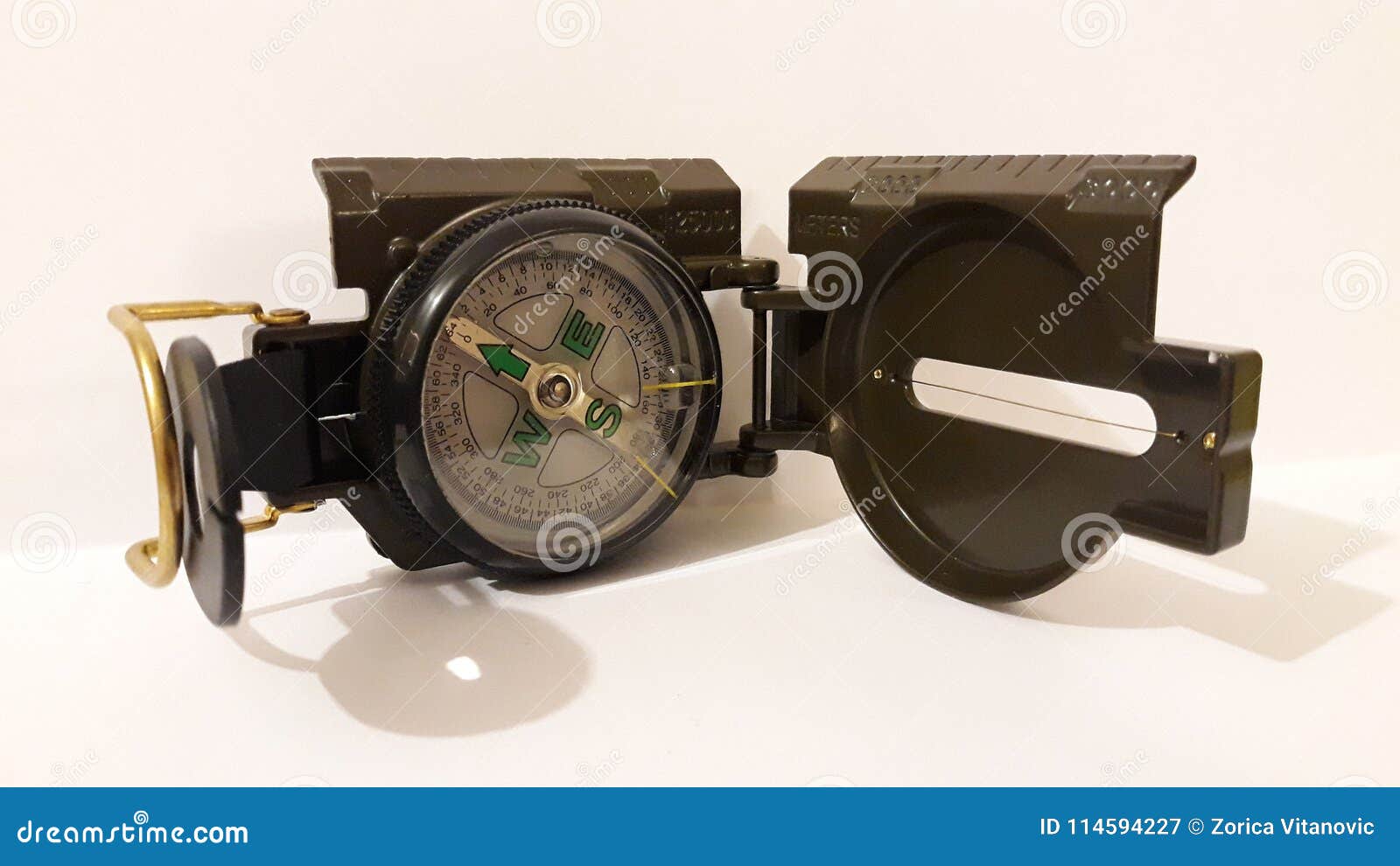 Compass stock image. Image of compass, army, military - 114594227