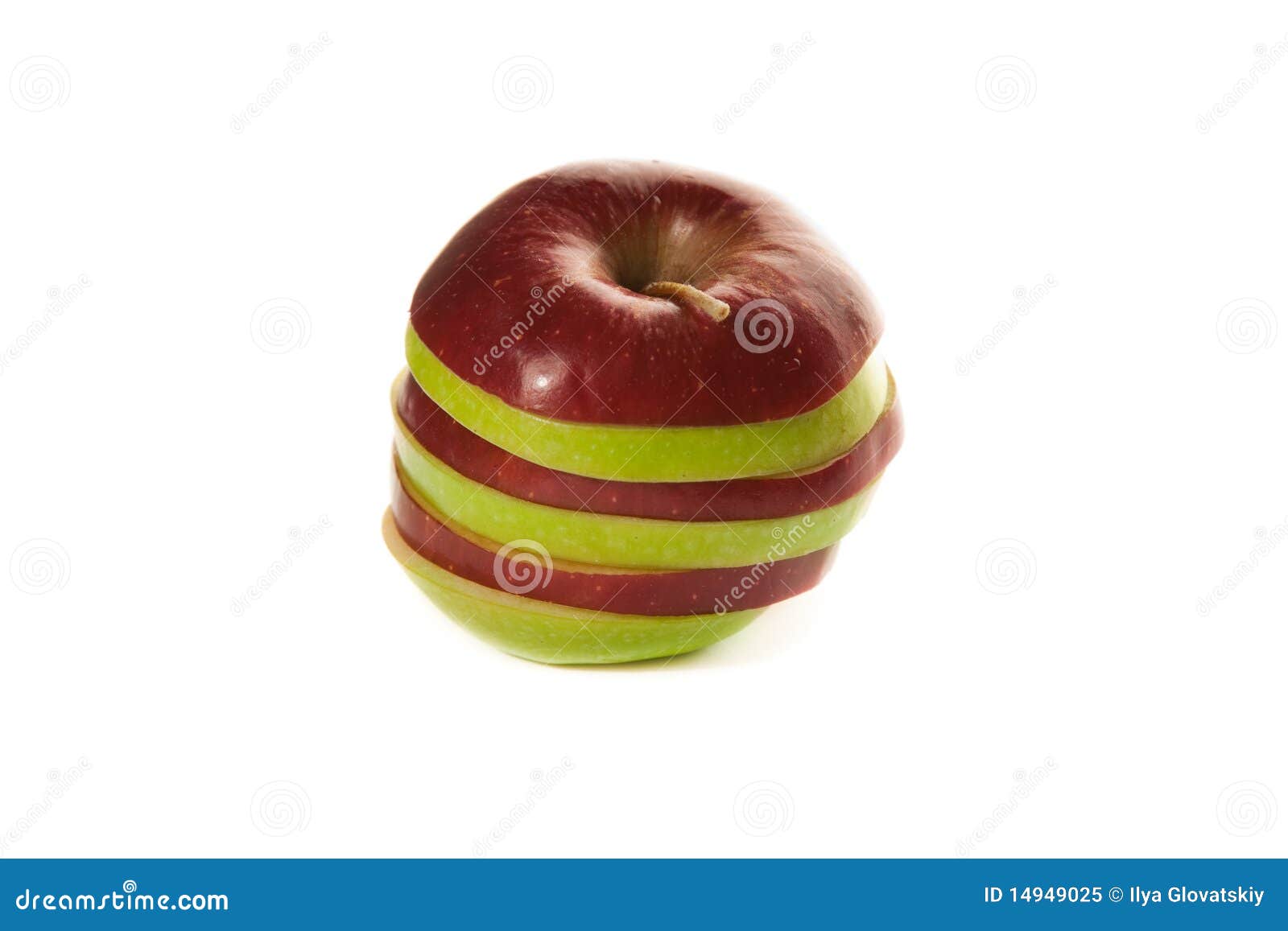 Picture of mixed apples stock image. Image of green, beautiful - 14949025