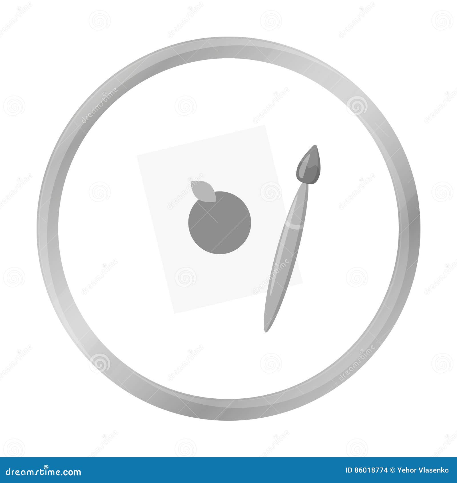 Picture Monochrome Icon. Illustration for Web and Mobile Design. Stock ...