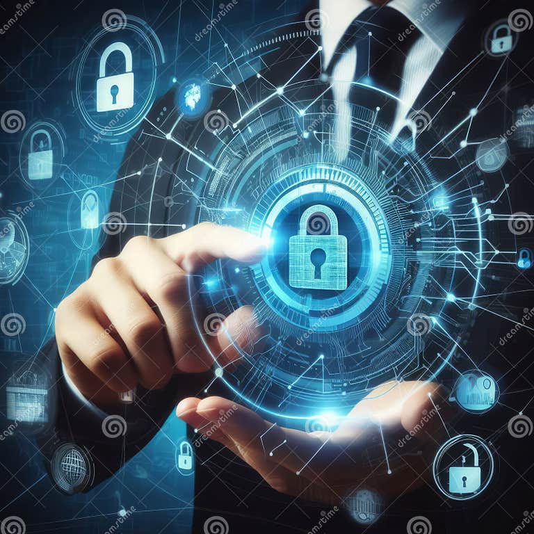 Network Security System Computer, Network Internet Safety Stock ...