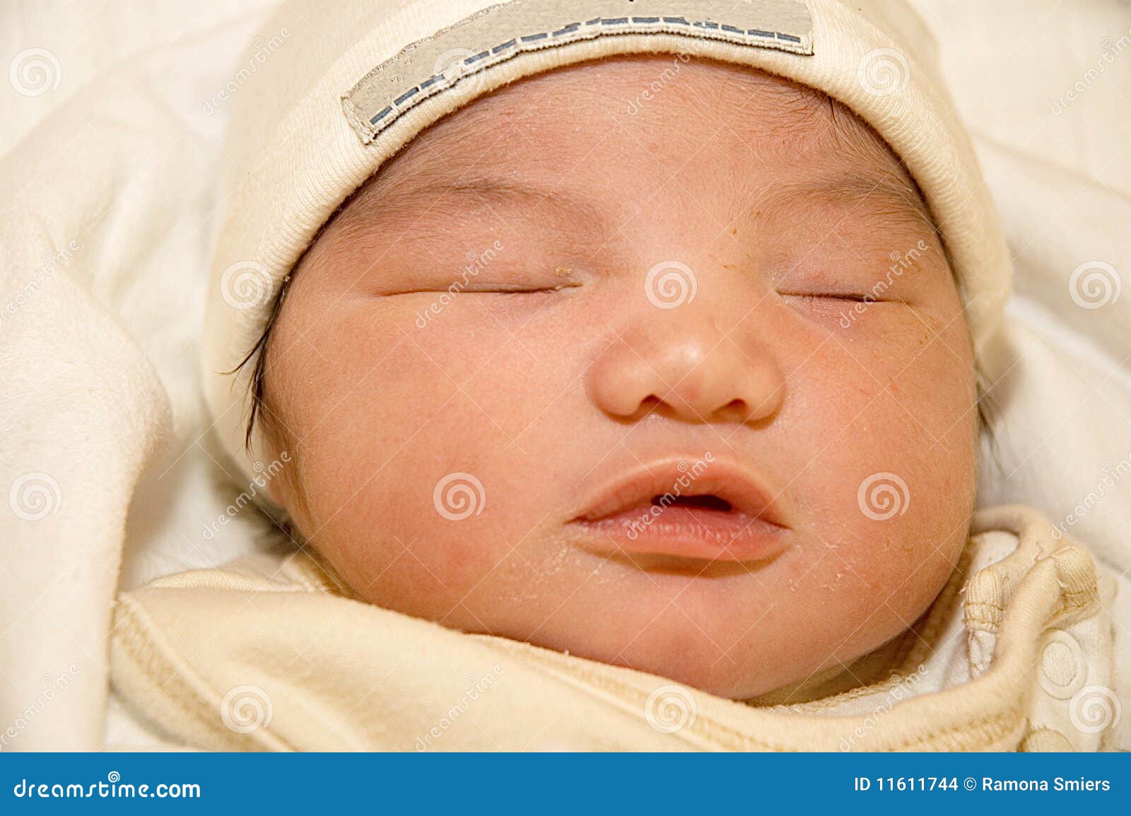 Picture of a new born face stock photo. Image of small - 11611744