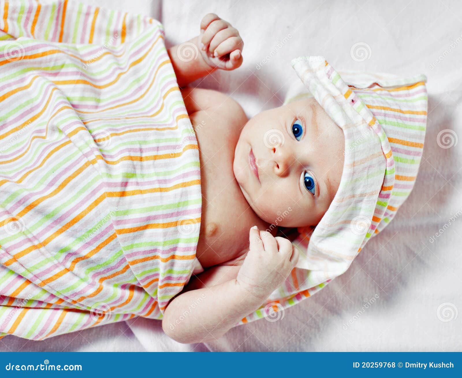 Picture of the Newborn Resting on Stock Photo - Image of childhood ...