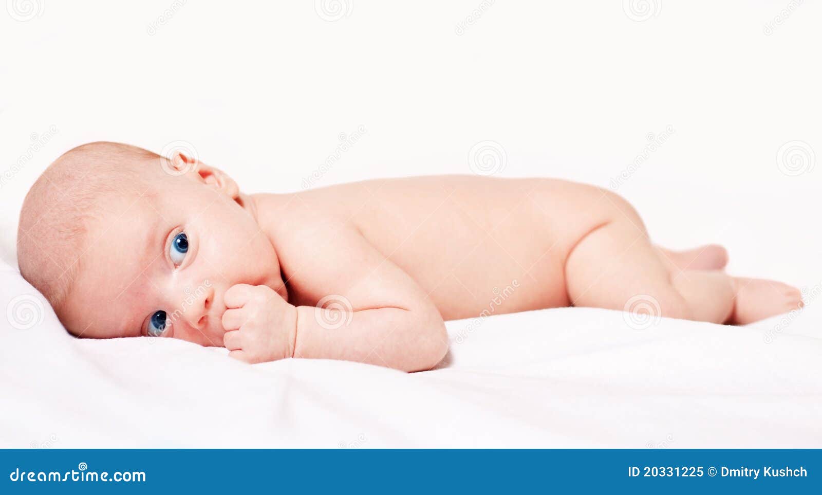 Picture of the Newborn Resting on Stock Image - Image of infant ...