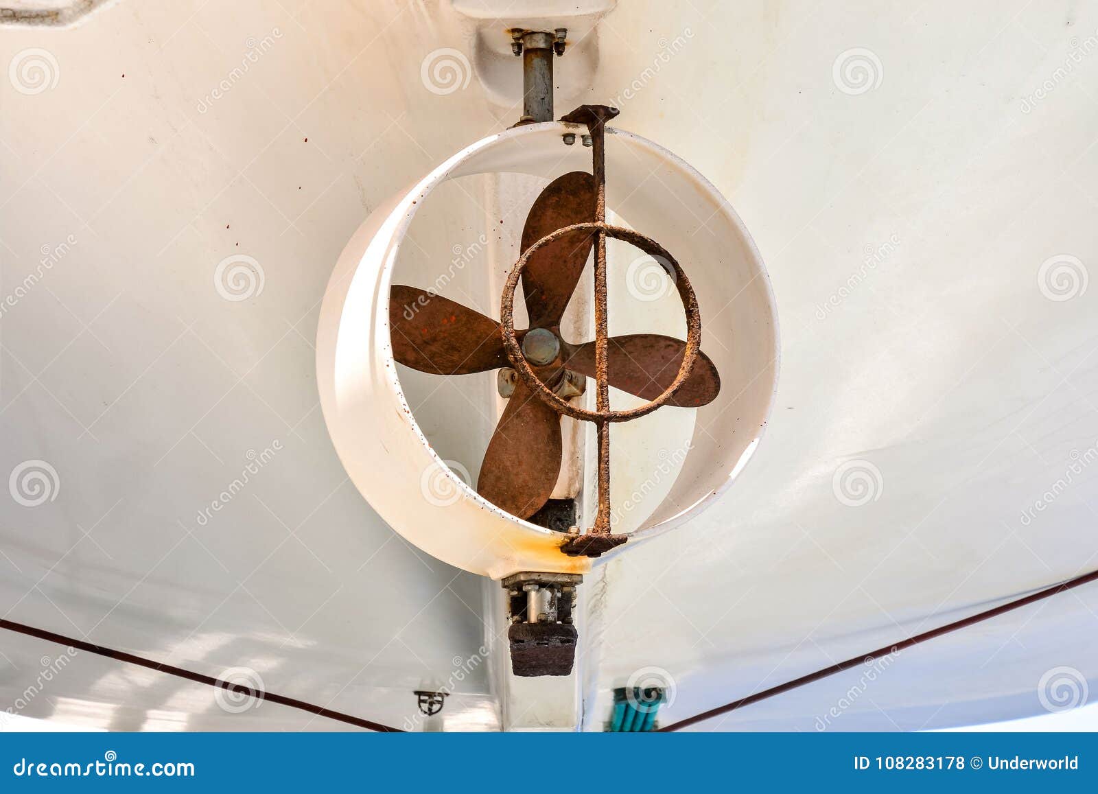 Helix Propeller stock photo. Image of navy, nautical - 108283178