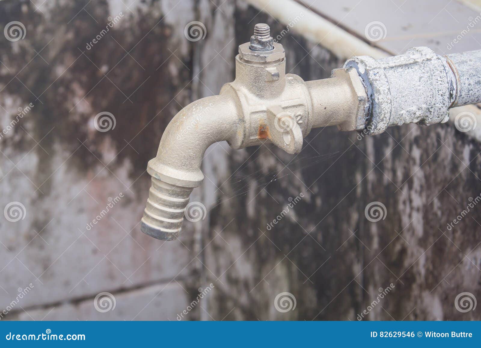 The Picture of the Old Rusty Water Tap, Stock Photo - Image of metal ...