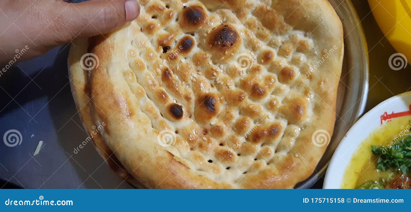 Picture of a Pakistani Naan Stock Photo - Image of bread, hungry: 175715158