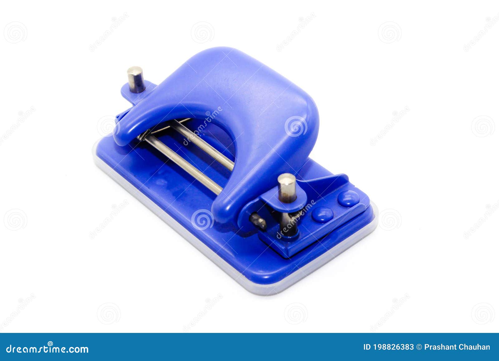 A Picture of Paper Punching Machine on White Background Stock Image ...