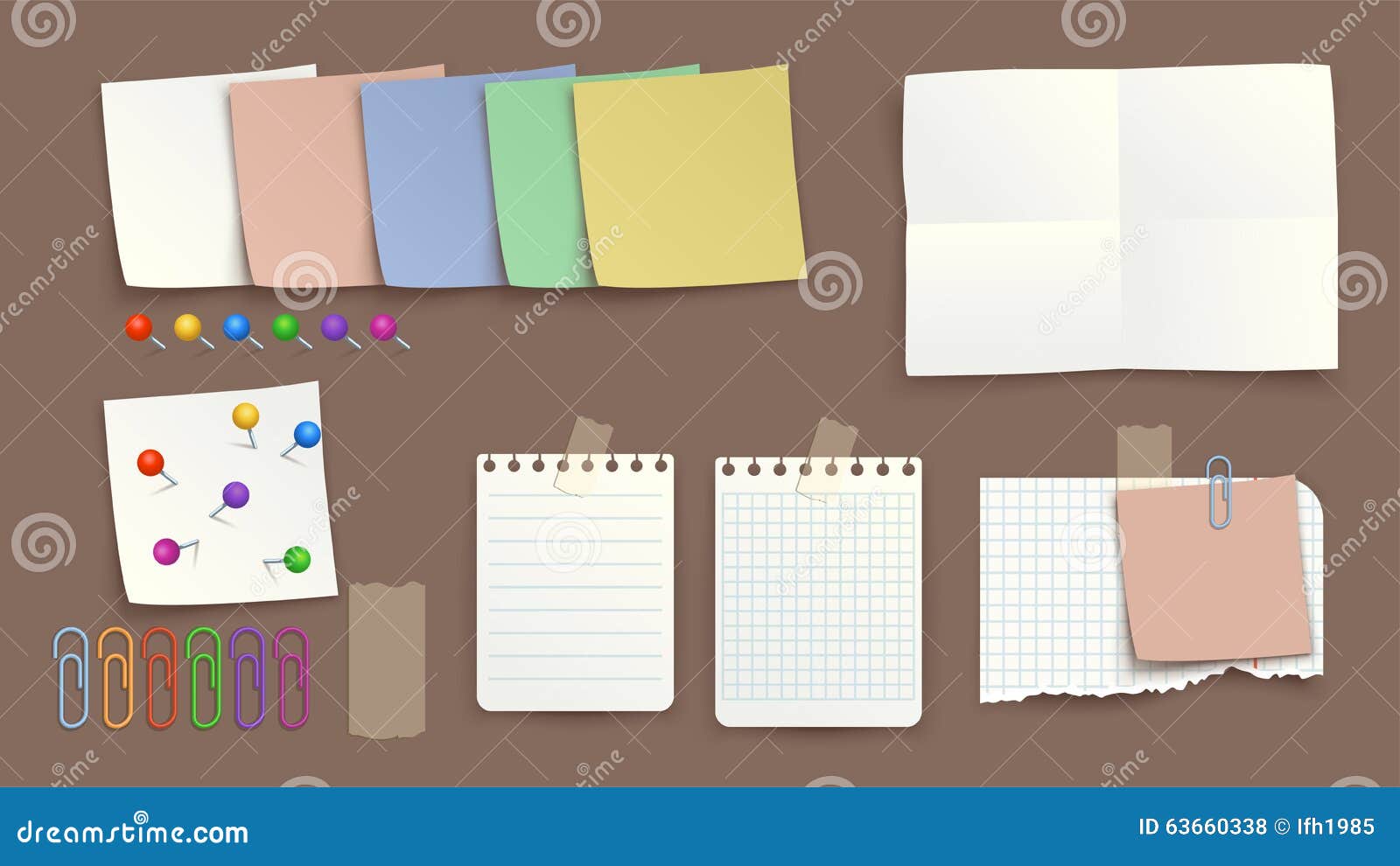 Picture of paper torned stock vector. Illustration of document - 63660338