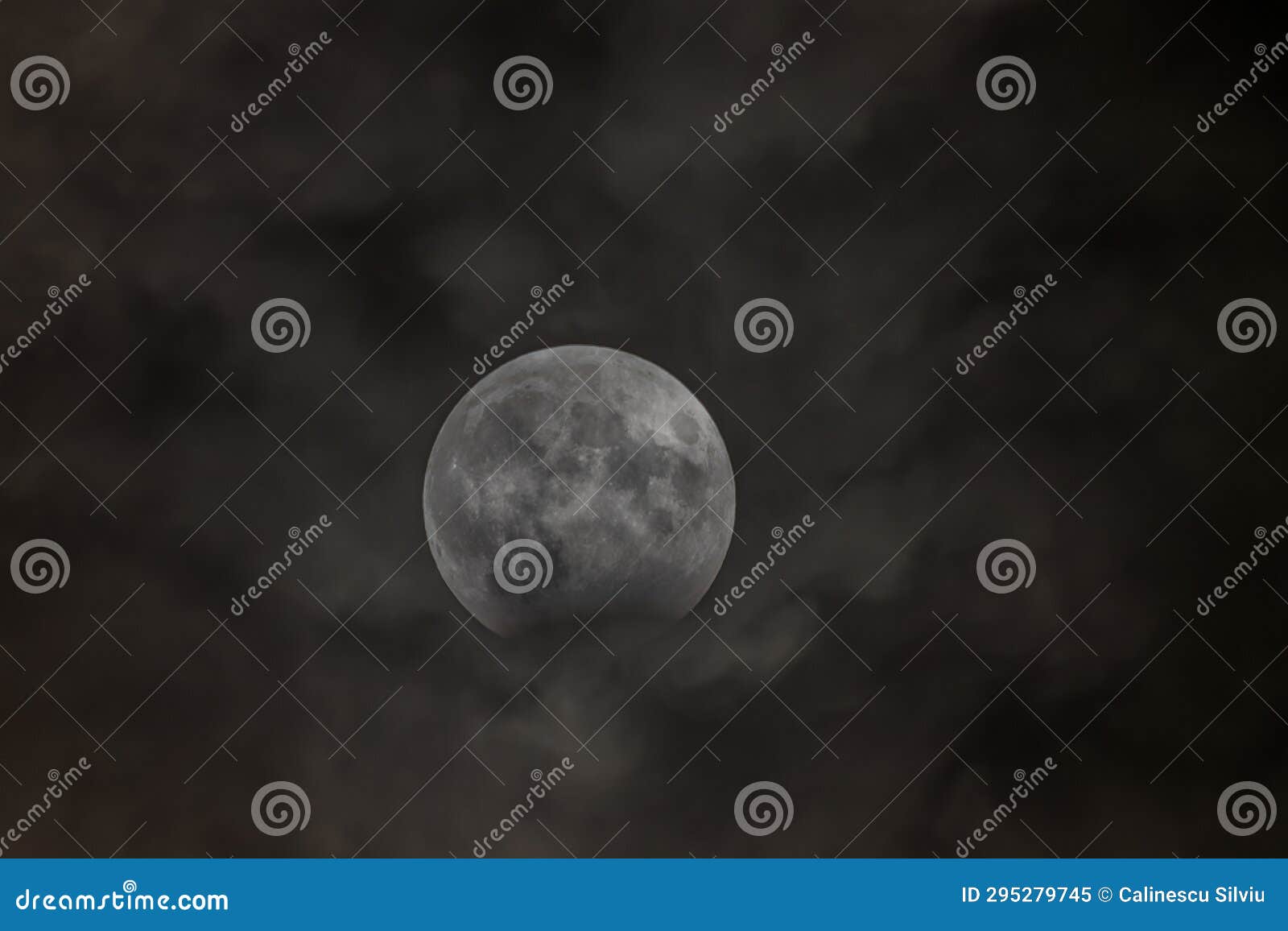 Partial Full Moon Eclipse from 28 October 2023 Stock Image - Image of ...