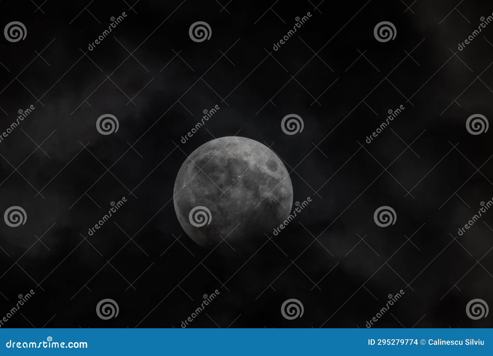 Partial Full Moon Eclipse from 28 October 2023 Stock Photo - Image of ...