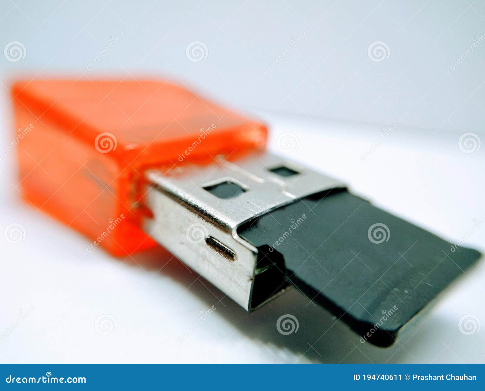 A Picture of Pen Drive with White Background , Stock Image - Image of ...