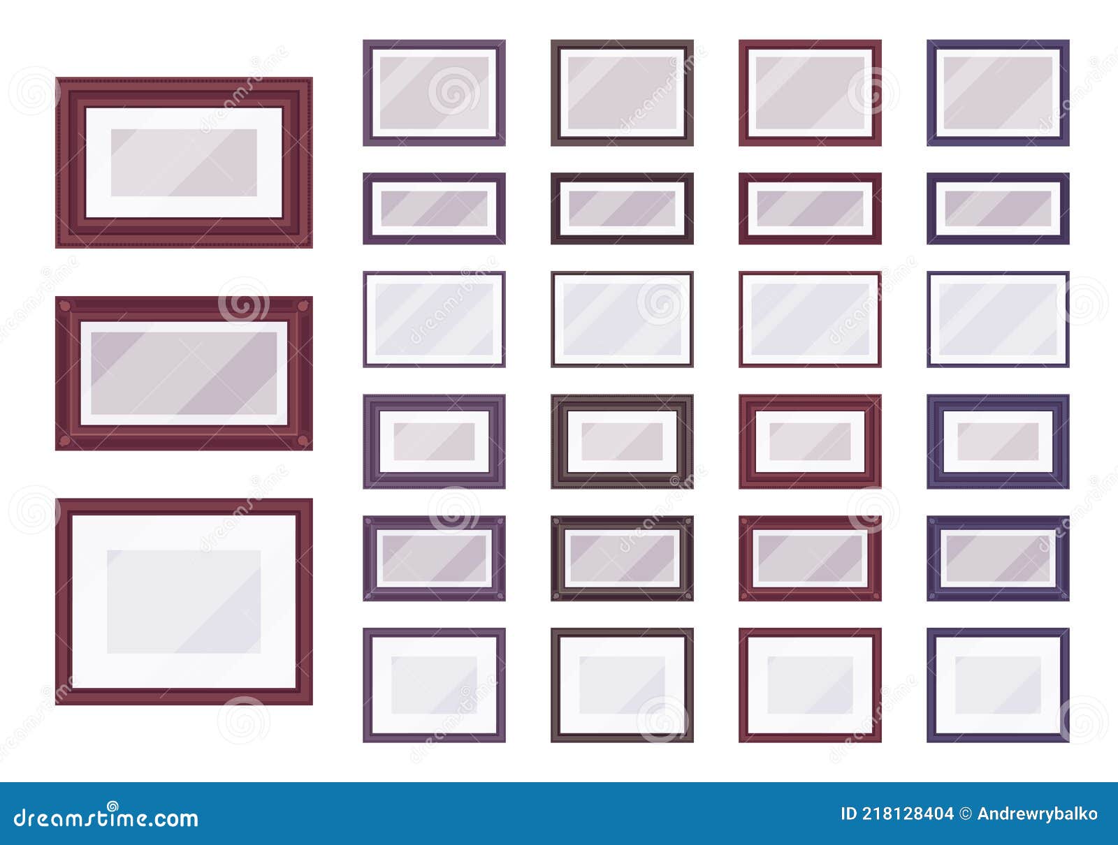 Picture, Photo Frame Set for Home, Office Decor, Horizontal Format ...