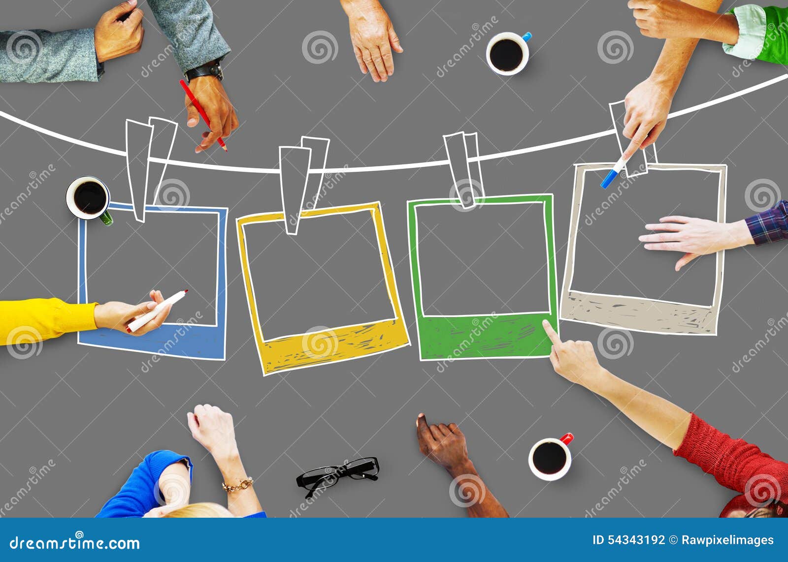 Picture Photography Frame Image Creativity Concept Stock Photo - Image ...