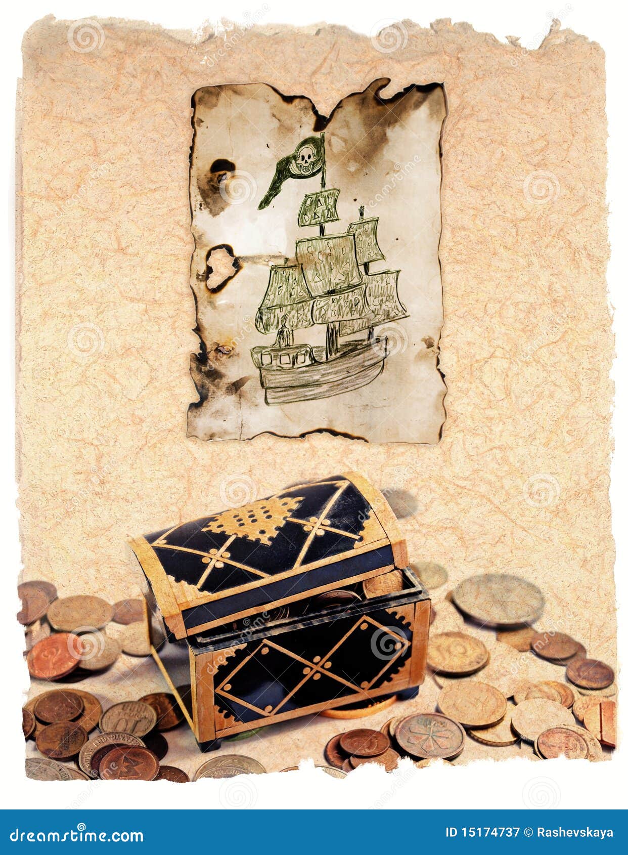 Piratic Ship Vector Pirating Boat Vessel Sailboat And Powerful ...