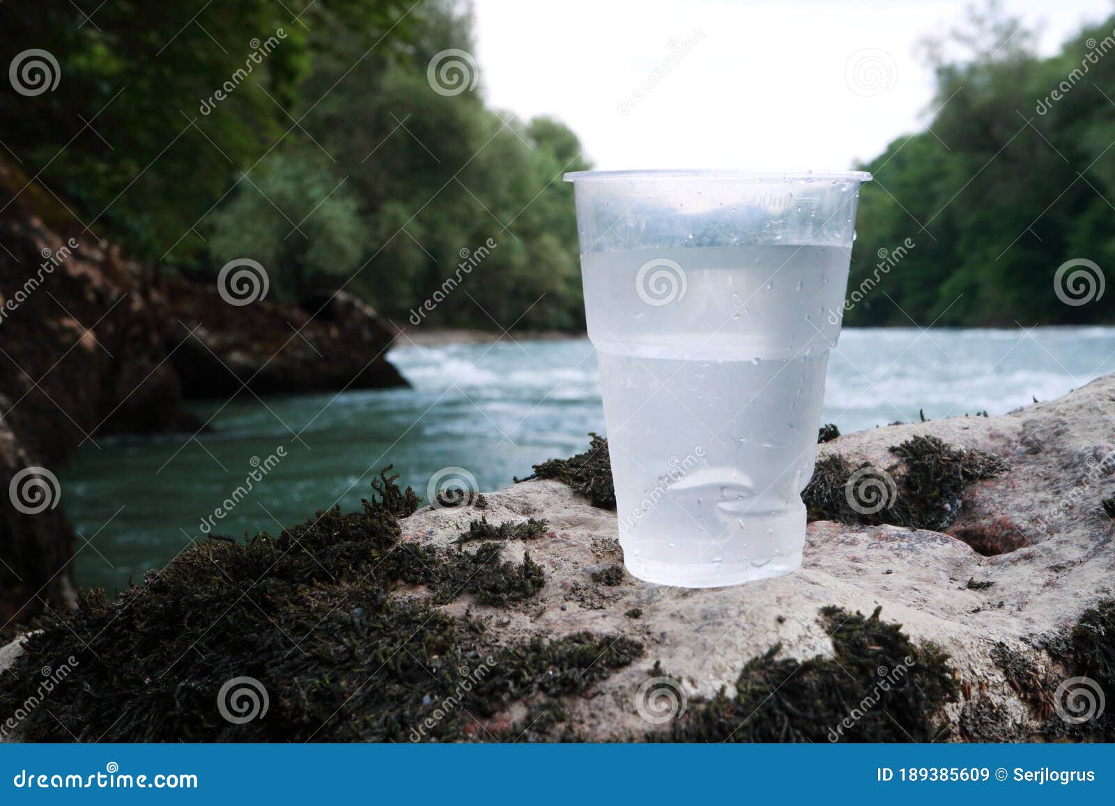Picture of a Plastic Cup with Water Stock Image - Image of drinkable ...