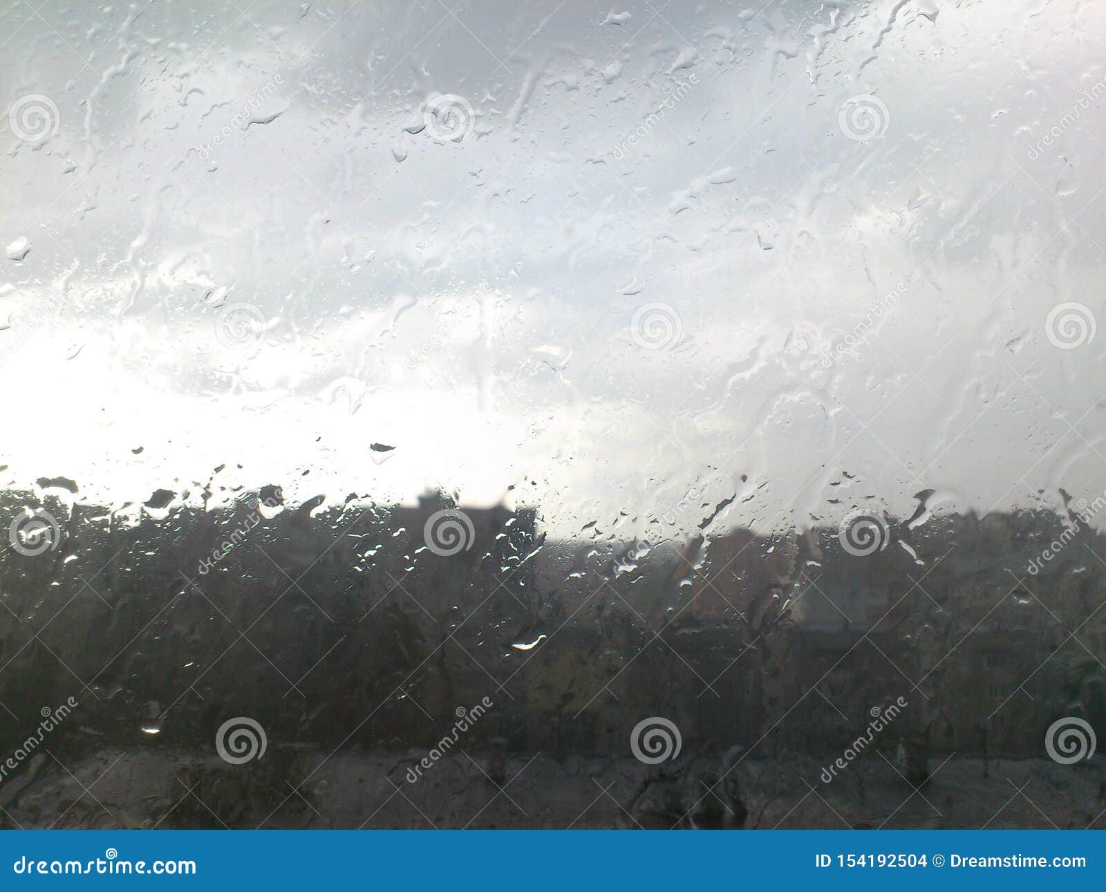 Picture Rain Outside the Window at Home Stock Photo - Image of front ...