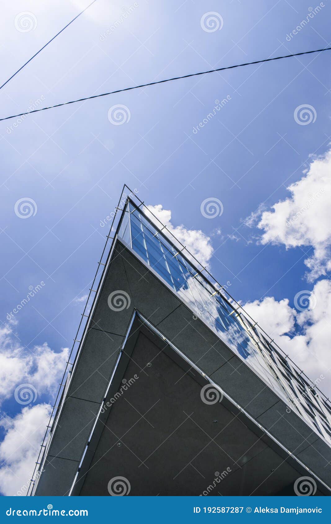 Sharp modern Building stock image. Image of tall, rome - 192587287