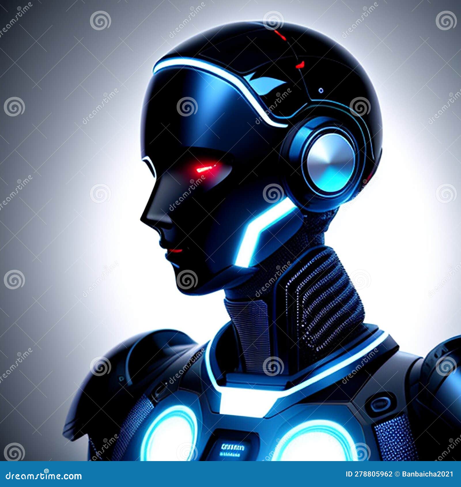 Picture of Robot the Robot Disassembles the Face of a Humanoid Robot ...