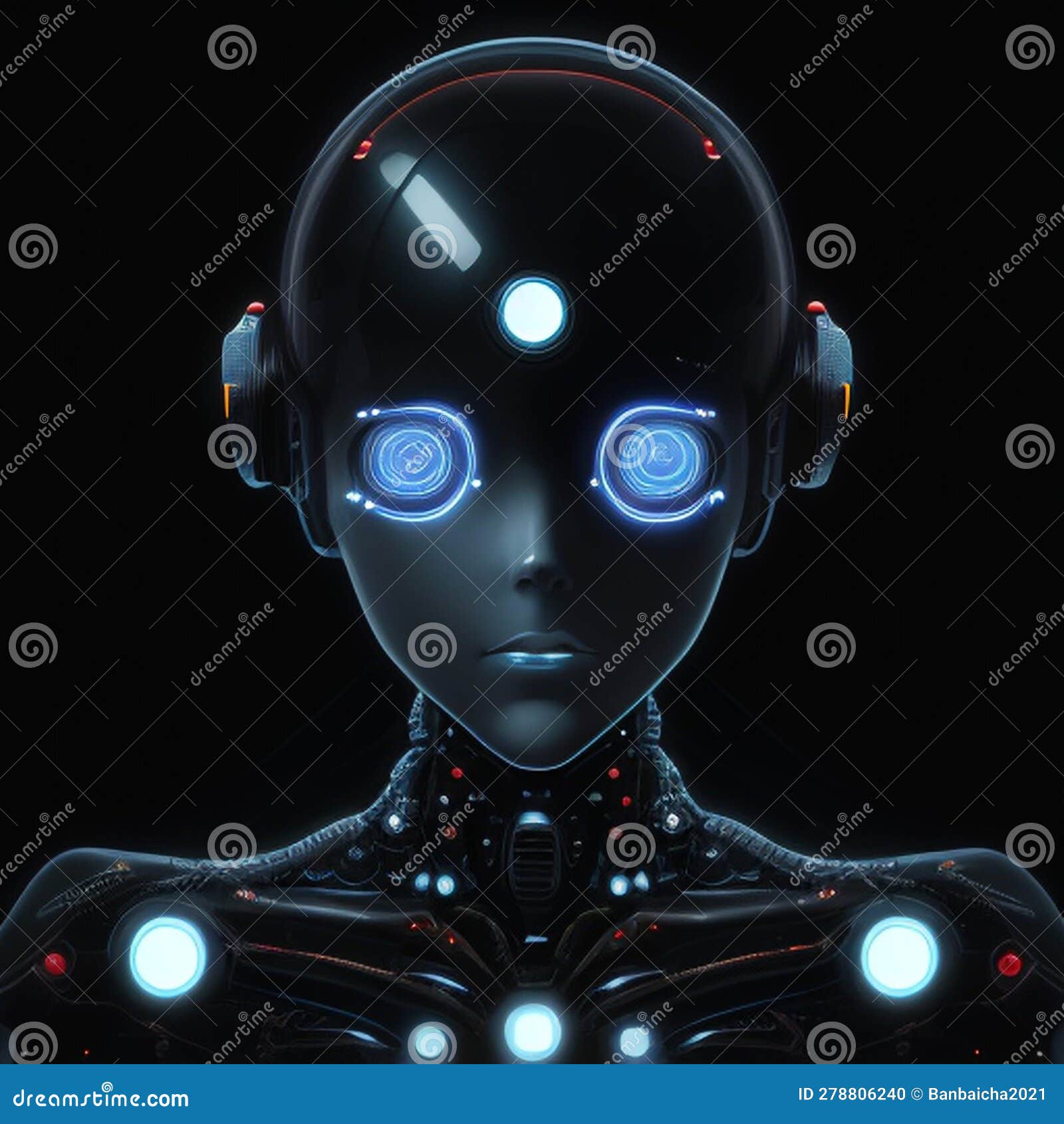 Picture of Robot the Robot Disassembles the Face of a Humanoid Robot ...