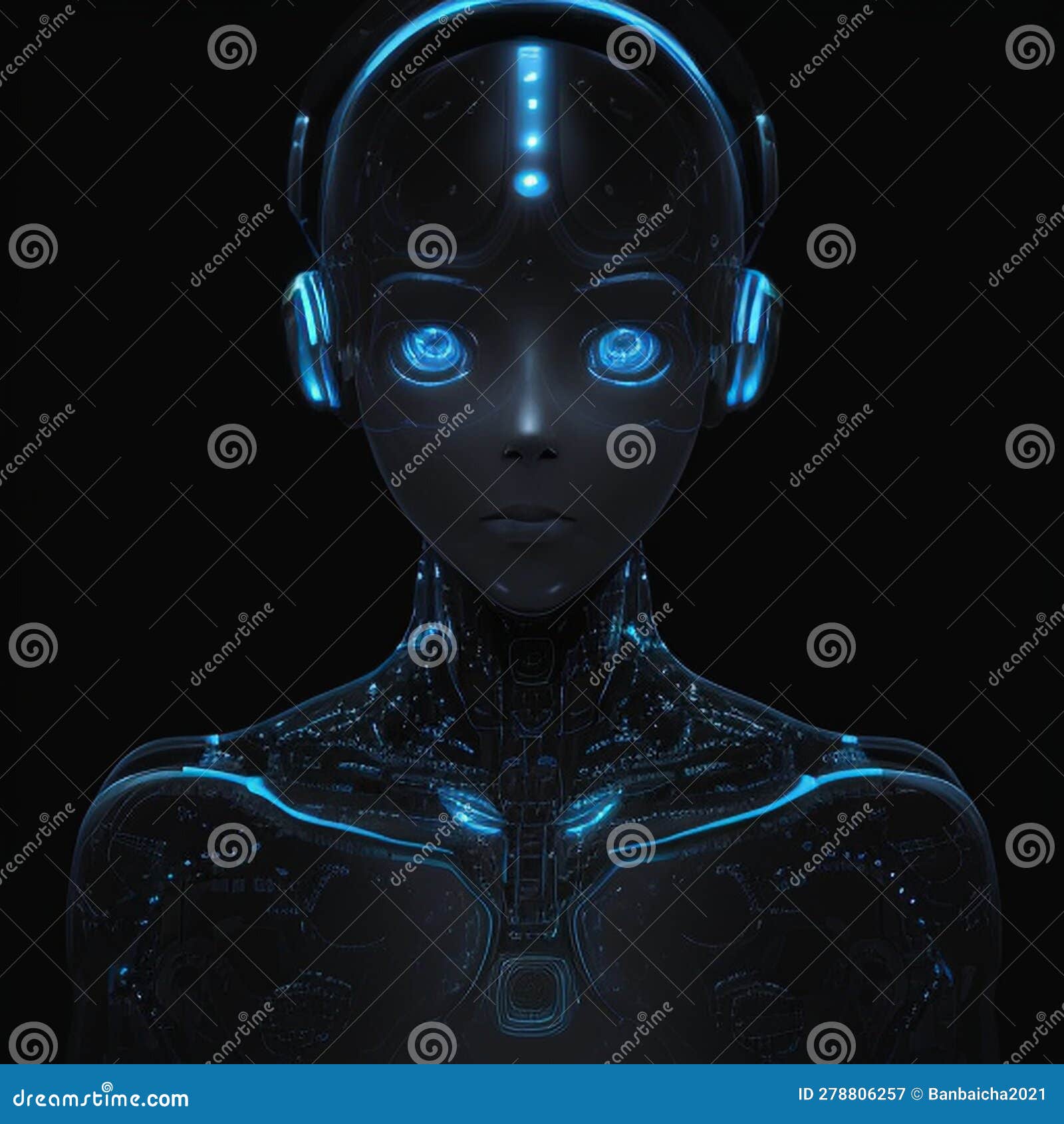 Picture of Robot the Robot Disassembles the Face of a Humanoid Robot ...