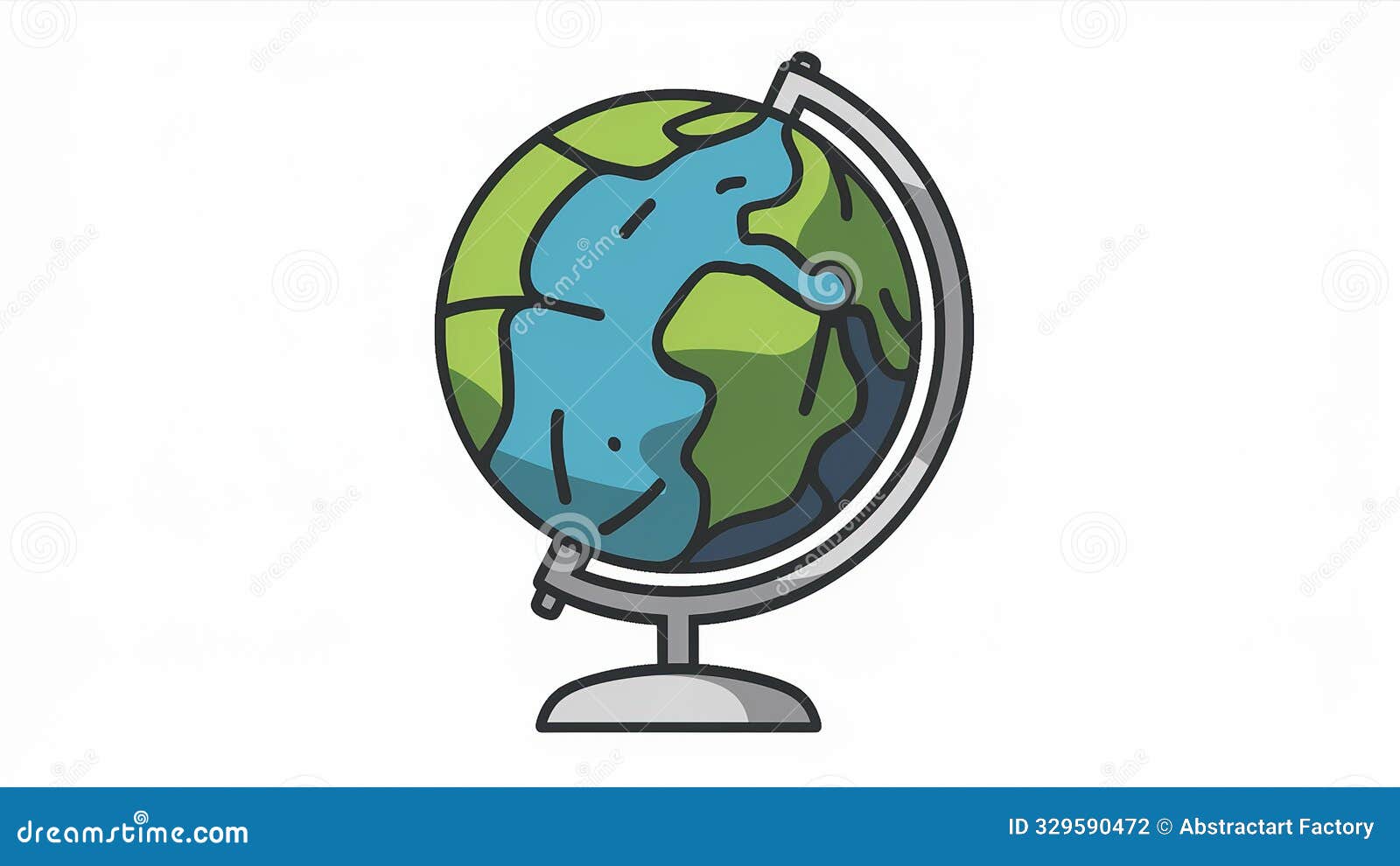 Picture of Round Shape Earth Map Design on White Background. Generative ...